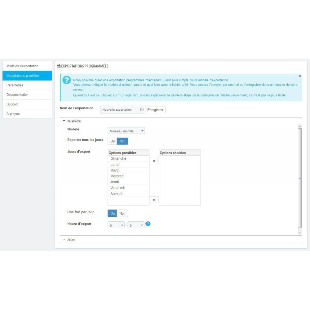 Module Prestashop export de catalogue