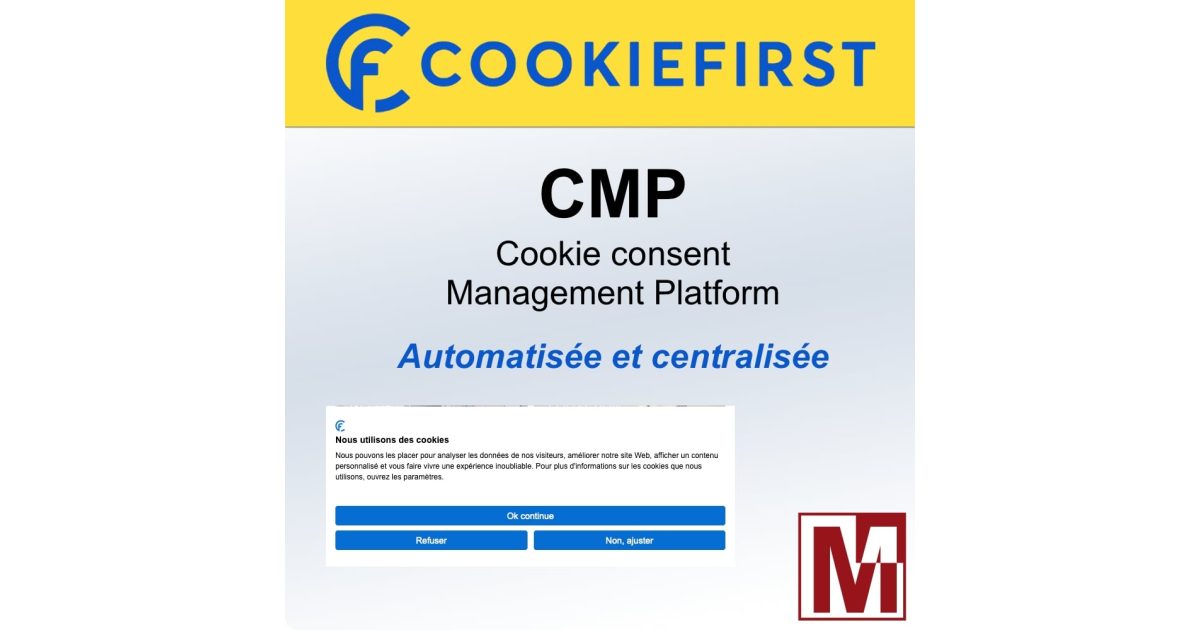 Module PrestaShop CookieFirst - Plateforme de gestion du consentement aux cookies (CMP)